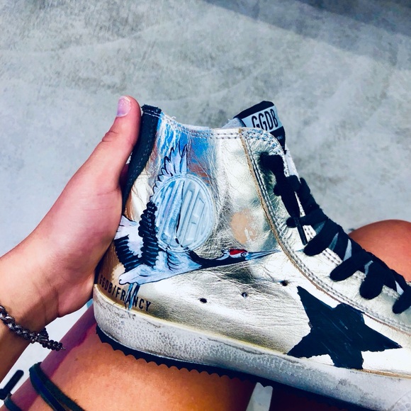 Golden Goose | Shoes | Custom Golden Gooses Designed At The Paris Store ...